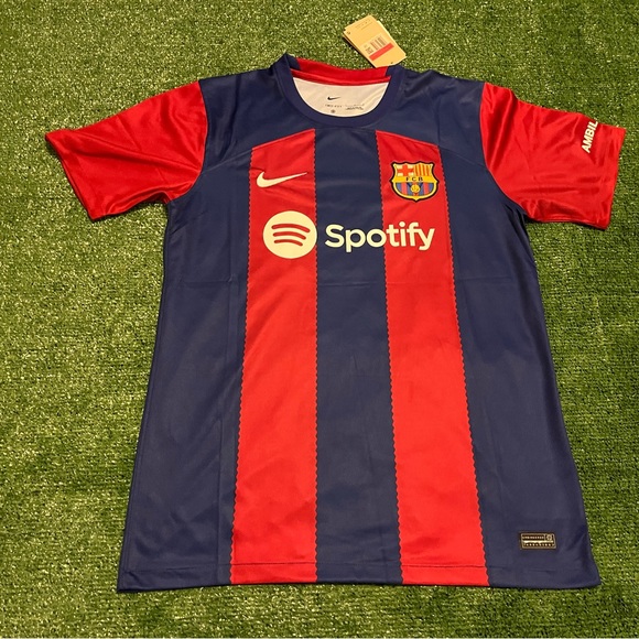 Nike | Shirts | Robert Lewandowski 9 Barcelona Home Jersey 2324 | Poshmark